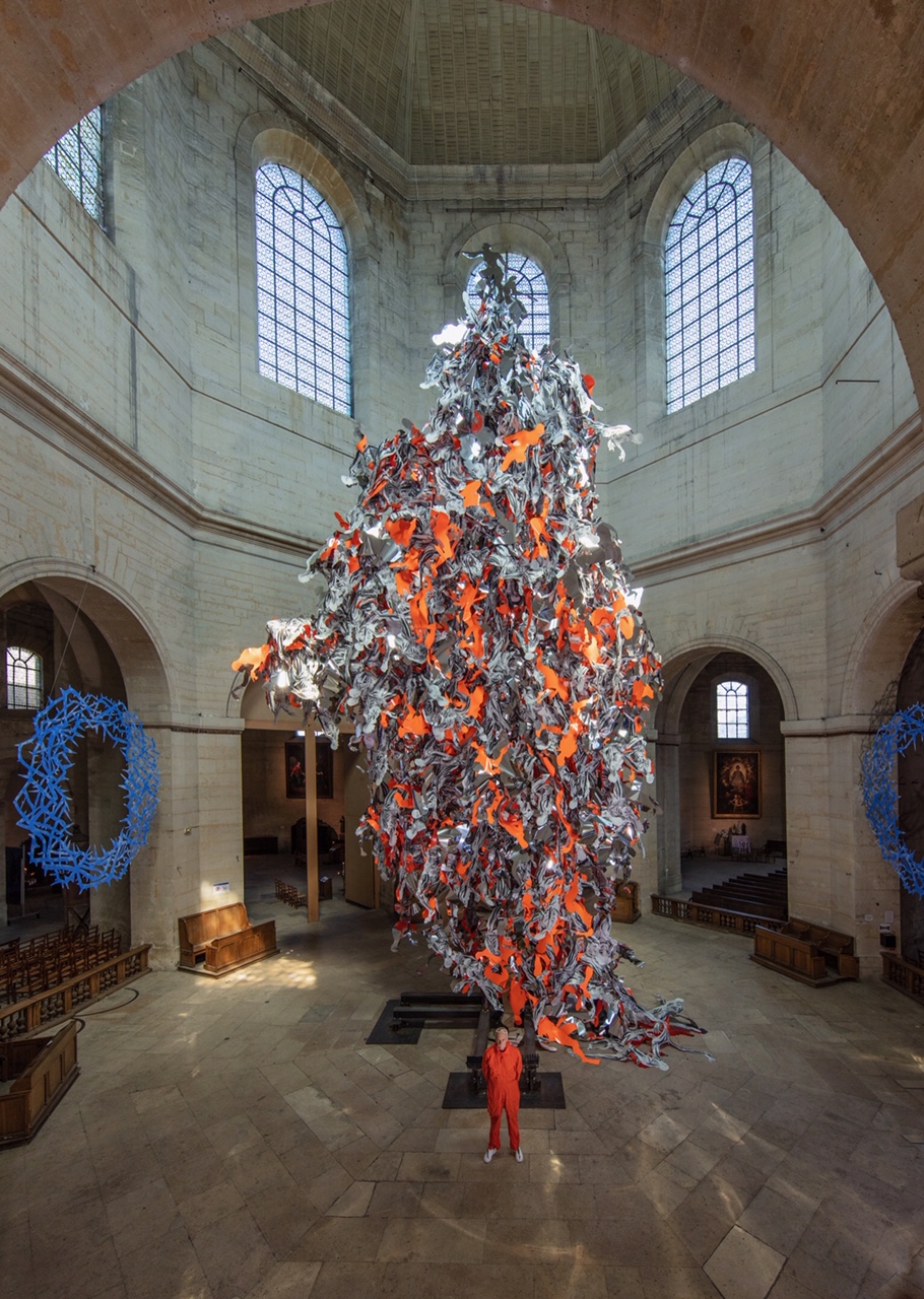 Jusqu’au 1er septembre .Œuvres monumentales de Daniel HOURDÉ. Chapelle de la Salpêtrière.